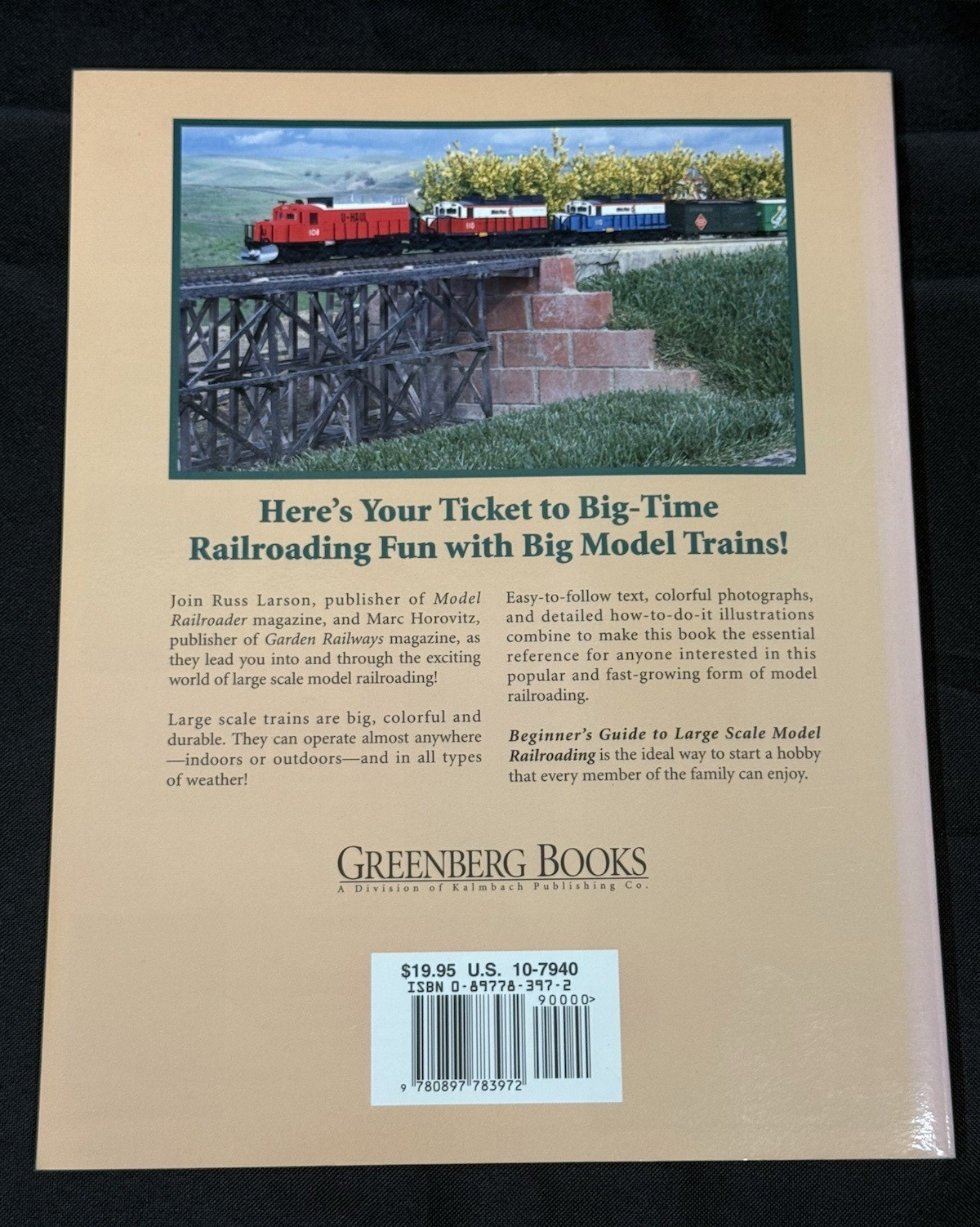 Beginner's Guide to Large Scale Model Railroading Preowned Ships Fast ...