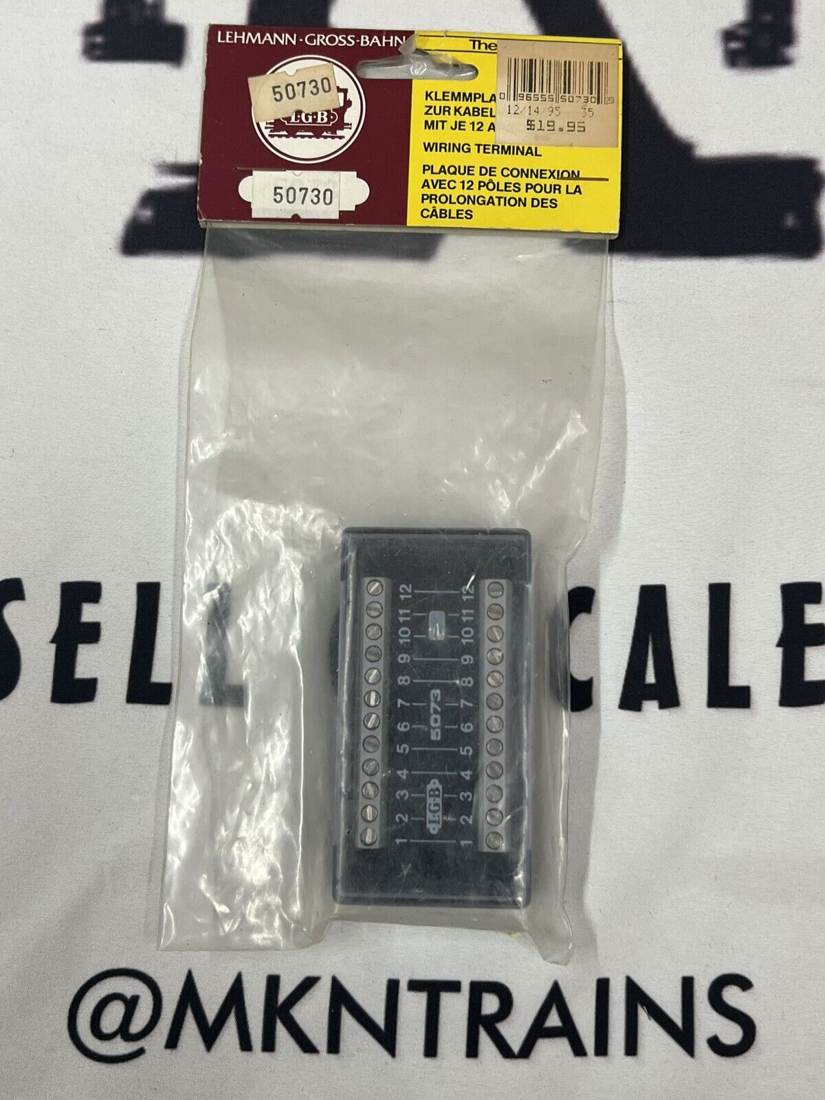 LGB 5073 (50730) Wiring Terminal for G-Gauge NOS G Scale Same Day Ship ...