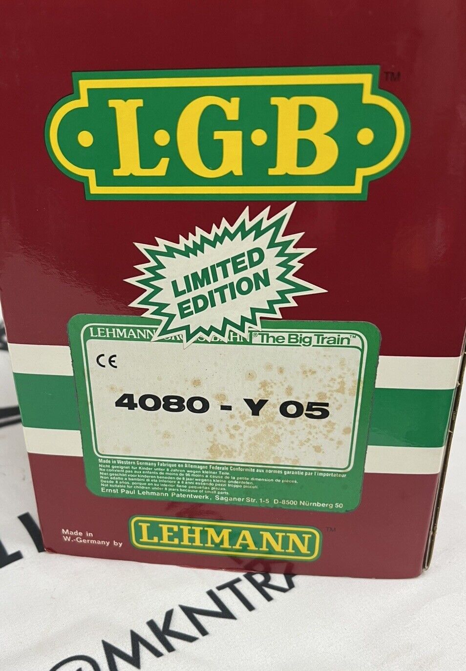 LGB 4080-Y05 SD&A Tanker Car Brand New In Box G Scale – MKN Trains