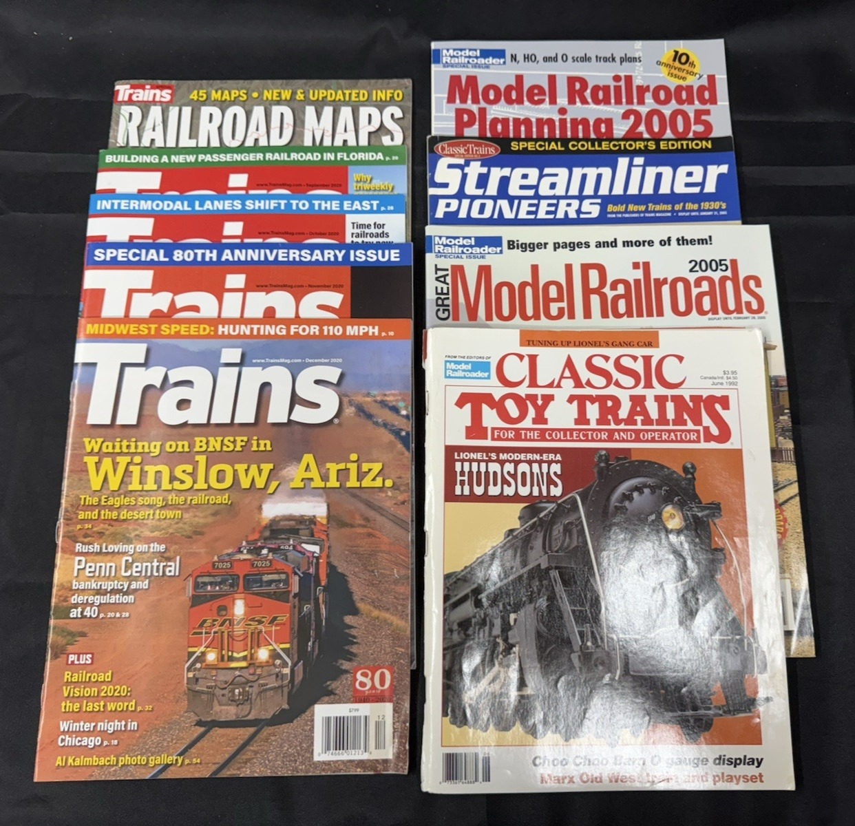 TRAIN MAGAZINE RAILROADS Magazines LOT Trains Locomotives 1992-2005 ...