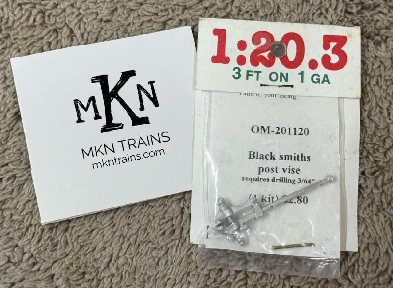 Ozark Miniatures G Scale OM-201120 Black Smith Post Vise NEW Original ...