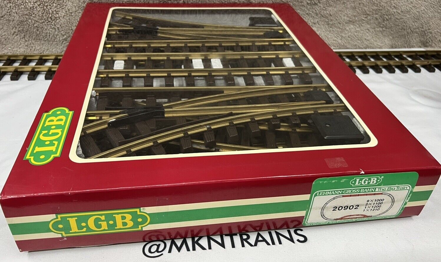 LGB 20902 Track Expansion Set G Scale 13 pieces New/Box Same Day Shipp ...