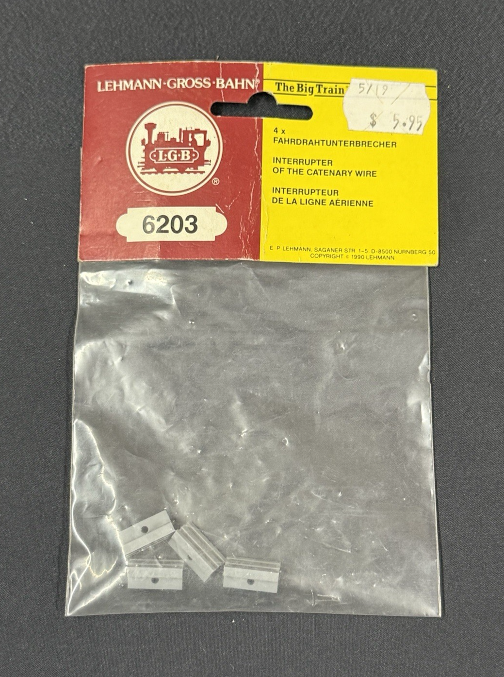 LGB 6203 Insulated Catenary Wire Connectors (4x) for G Scale NOS – MKN ...