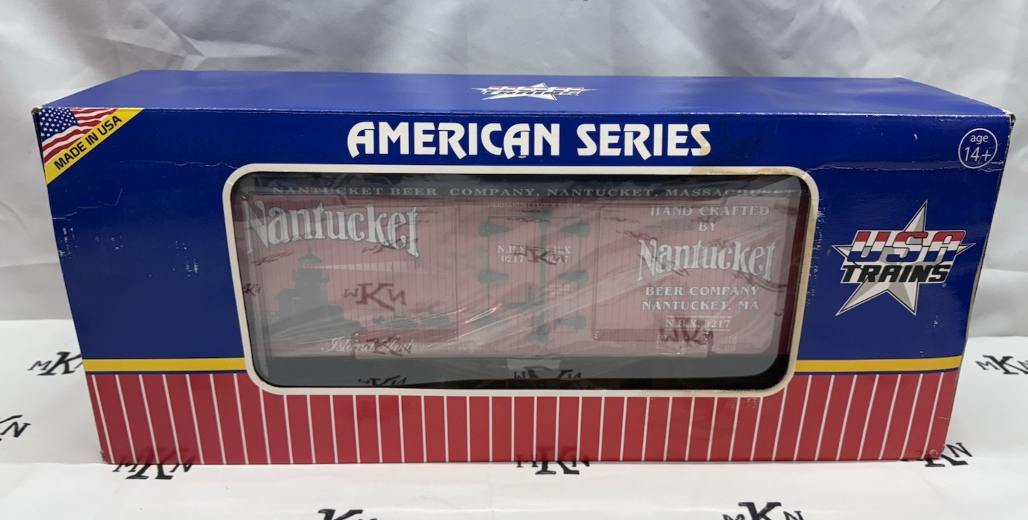 USA Trains G Scale R-16469 Nantucket Beer Reefer Brand New – MKN Trains