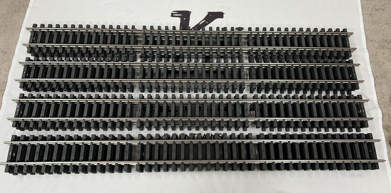 Aristo Craft Stainless steel 3 Foot G Scale Track 12 Sections EX/LN 36 ...