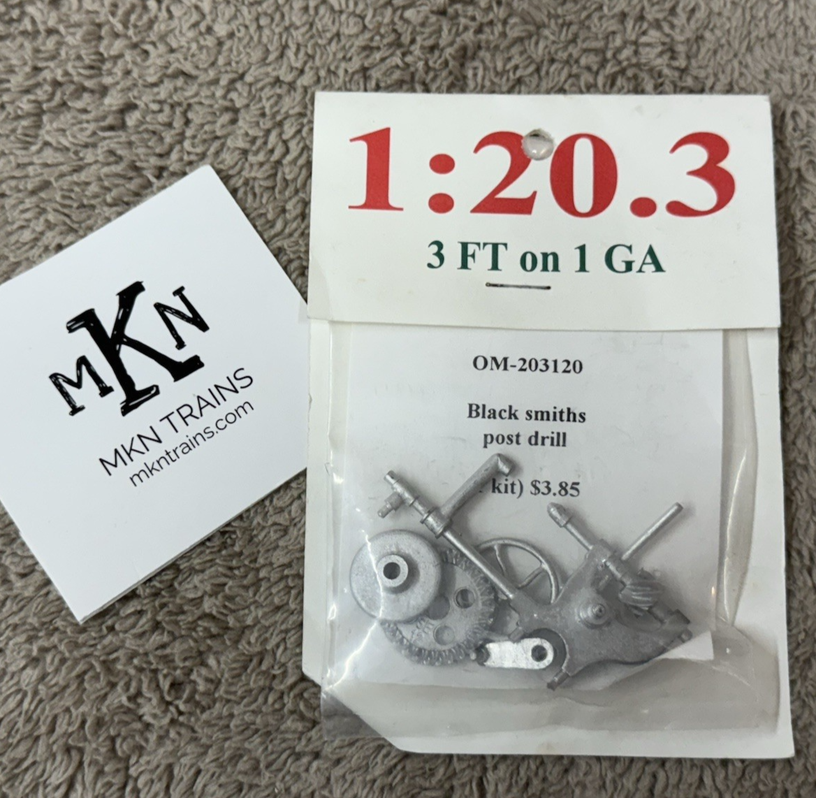 Ozark Miniatures G Scale OM-203120 BLACK SMITH POST DRILL New Sealed ...