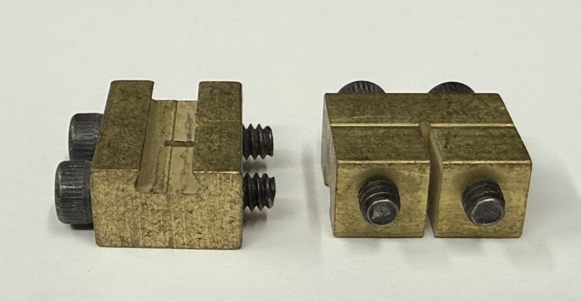 Split Jaw 332-SJC 7.0 Direct-To-Rail Brass Code Rail Clamps 2 Pieces ...