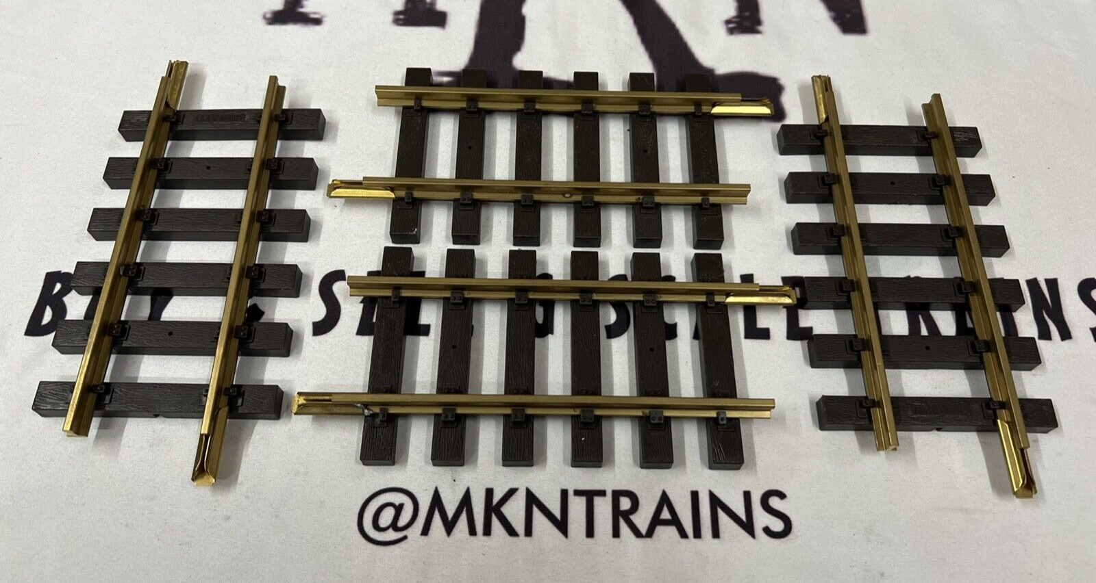 PIKO G GAUGE G-G160 35202 160MM STRAIGHT TRACK 4 PIECES LOT New G Scal ...