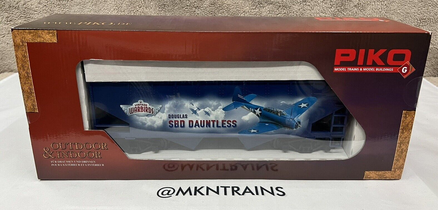 Piko G Scale Trains 38925 Vintage Warbirds SBD Dauntless Hopper – MKN Trains