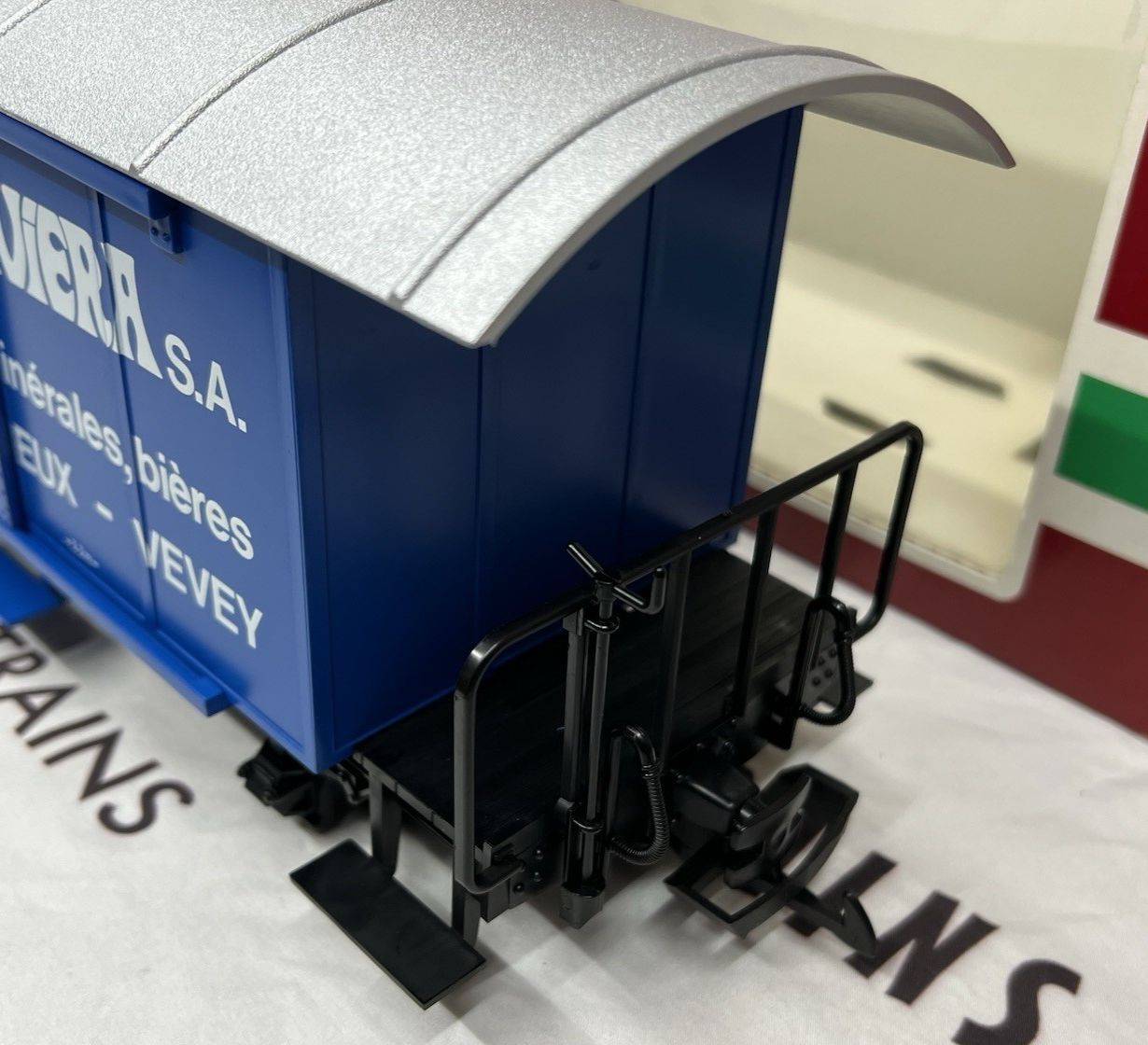 LGB G Scale Box Car 4029 Boissons Riviera S.A. Montreux Vevey NEW/BOX ...