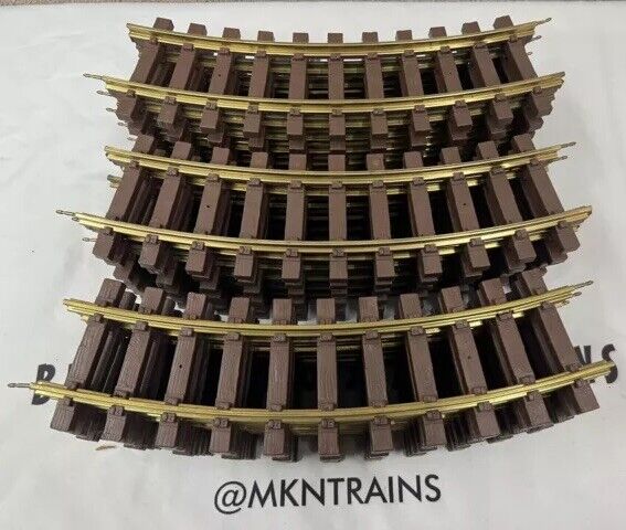 Lionel R1 G-gauge G Scale brass Plastic Lot of 18 pcs 4 Foot Dia. Curv ...