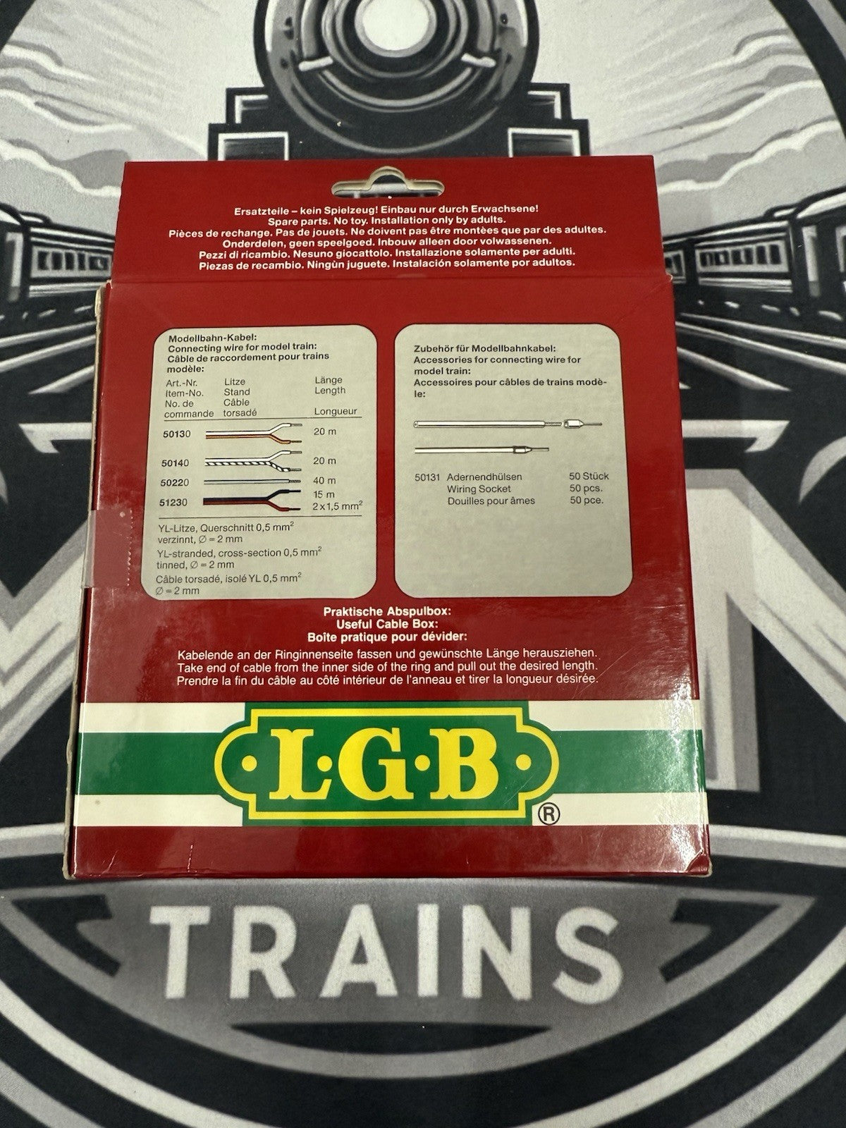 LGB 5022 Wire Gray New Old Stock – MKN Trains