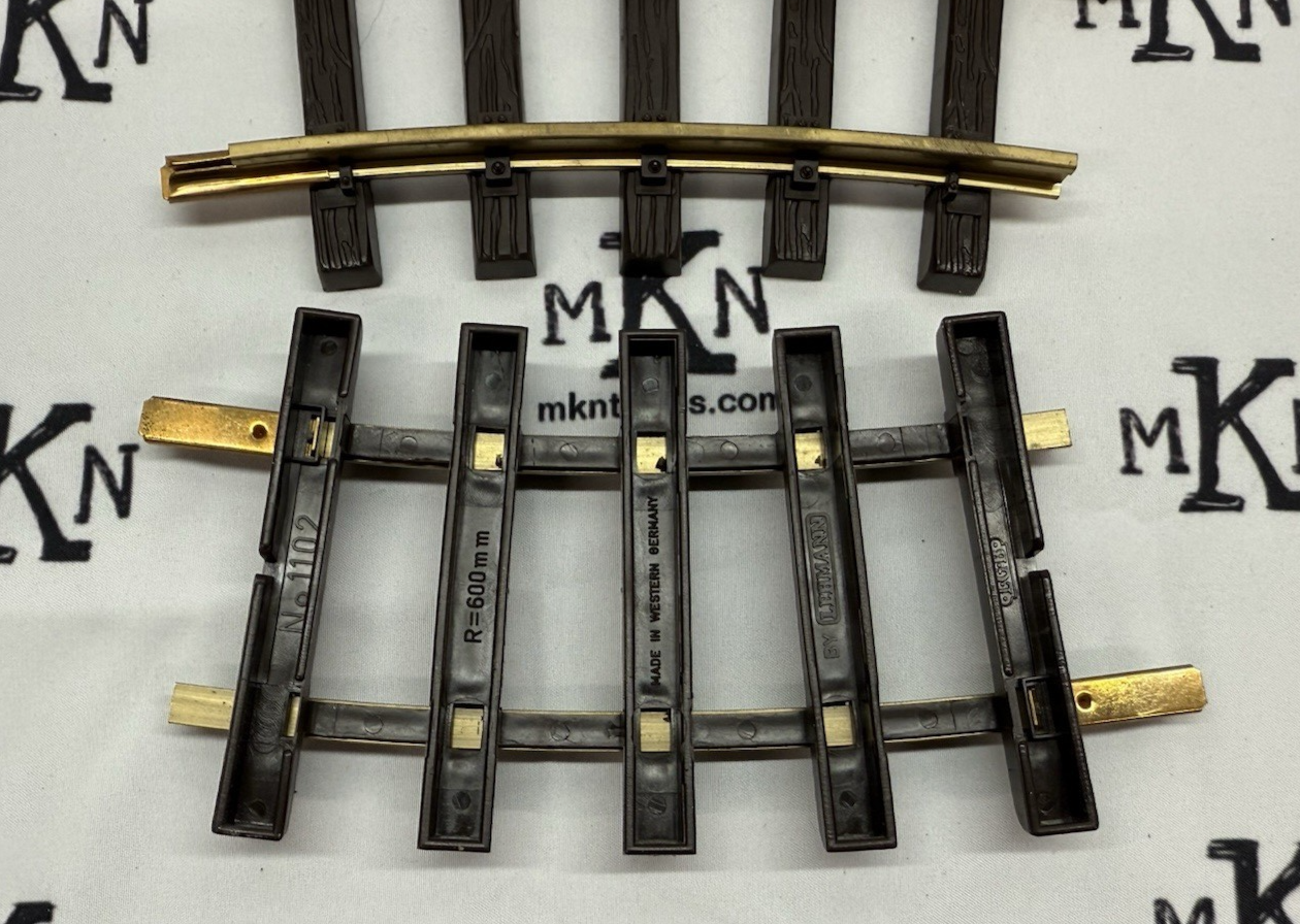 LGB 1102 Curved Brass Track Section x 2 NEW G Scale – MKN Trains