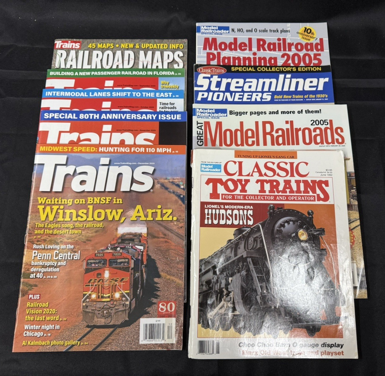 TRAIN MAGAZINE RAILROADS Magazines LOT Trains Locomotives 1992-2005 ...