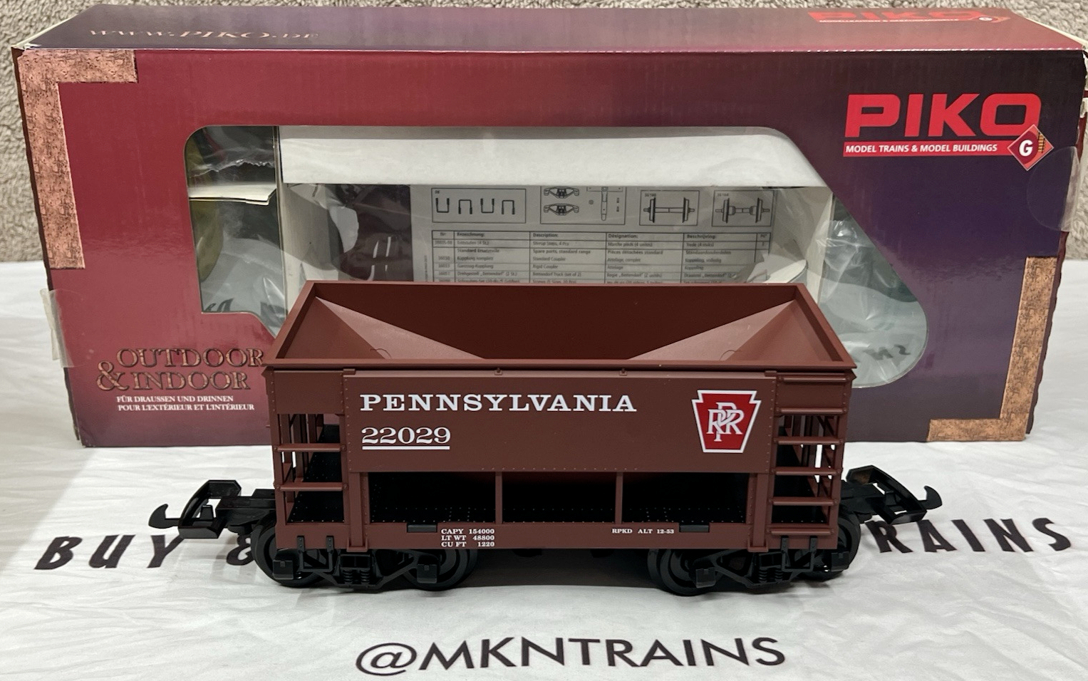 PIKO 38888 PRR Ore car #22029 Brand New Vintage Rare – MKN Trains