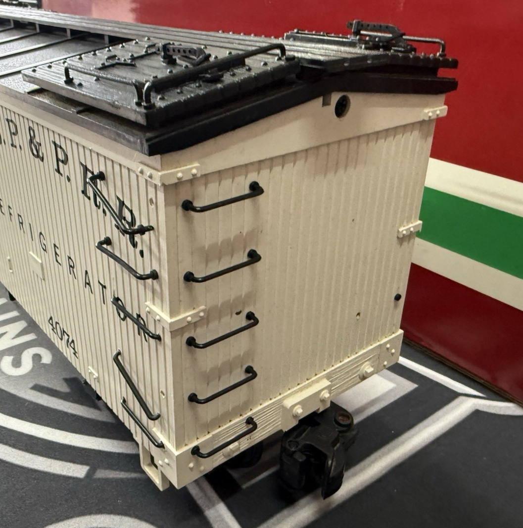 LGB 4074-Z02 G Scale Denver, South Park and Pacific Reefer Car VG/Box ...