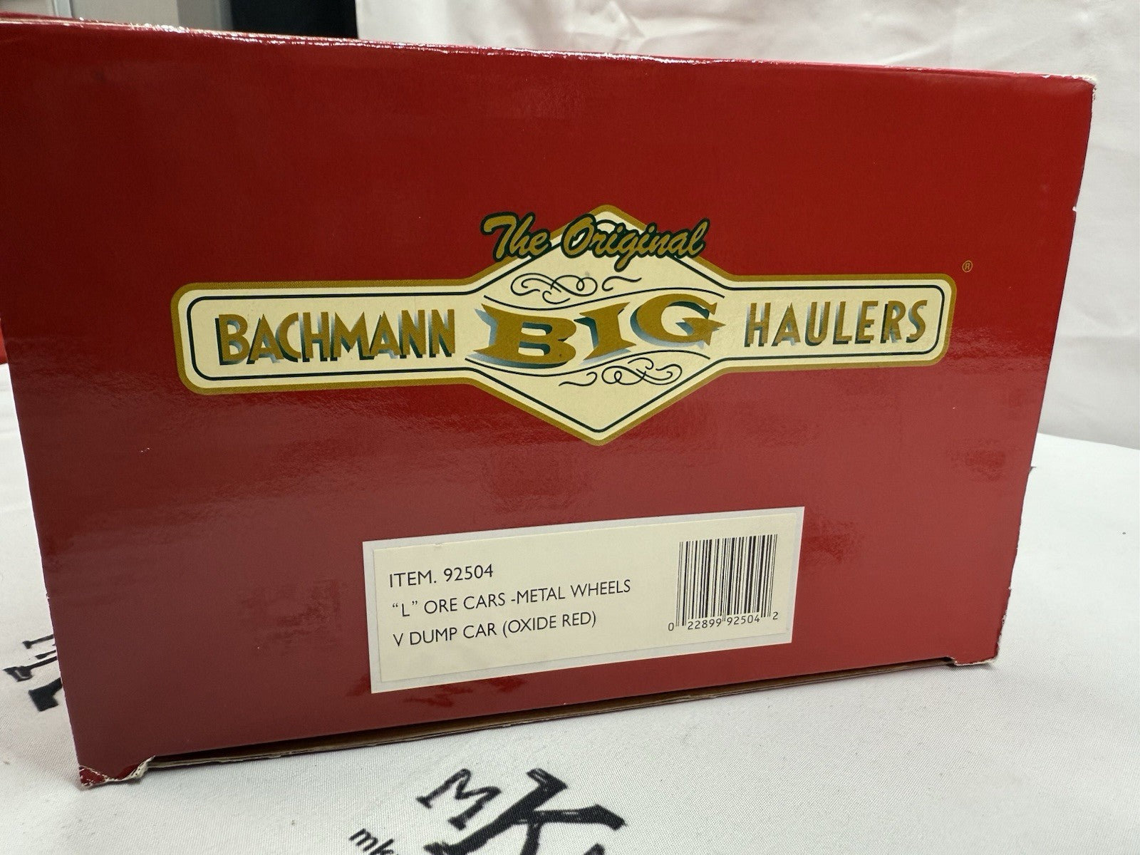 Bachmann 92504 G Scale Ore Car w/Metal Wheels V-Dump Hopper Car Oxide ...