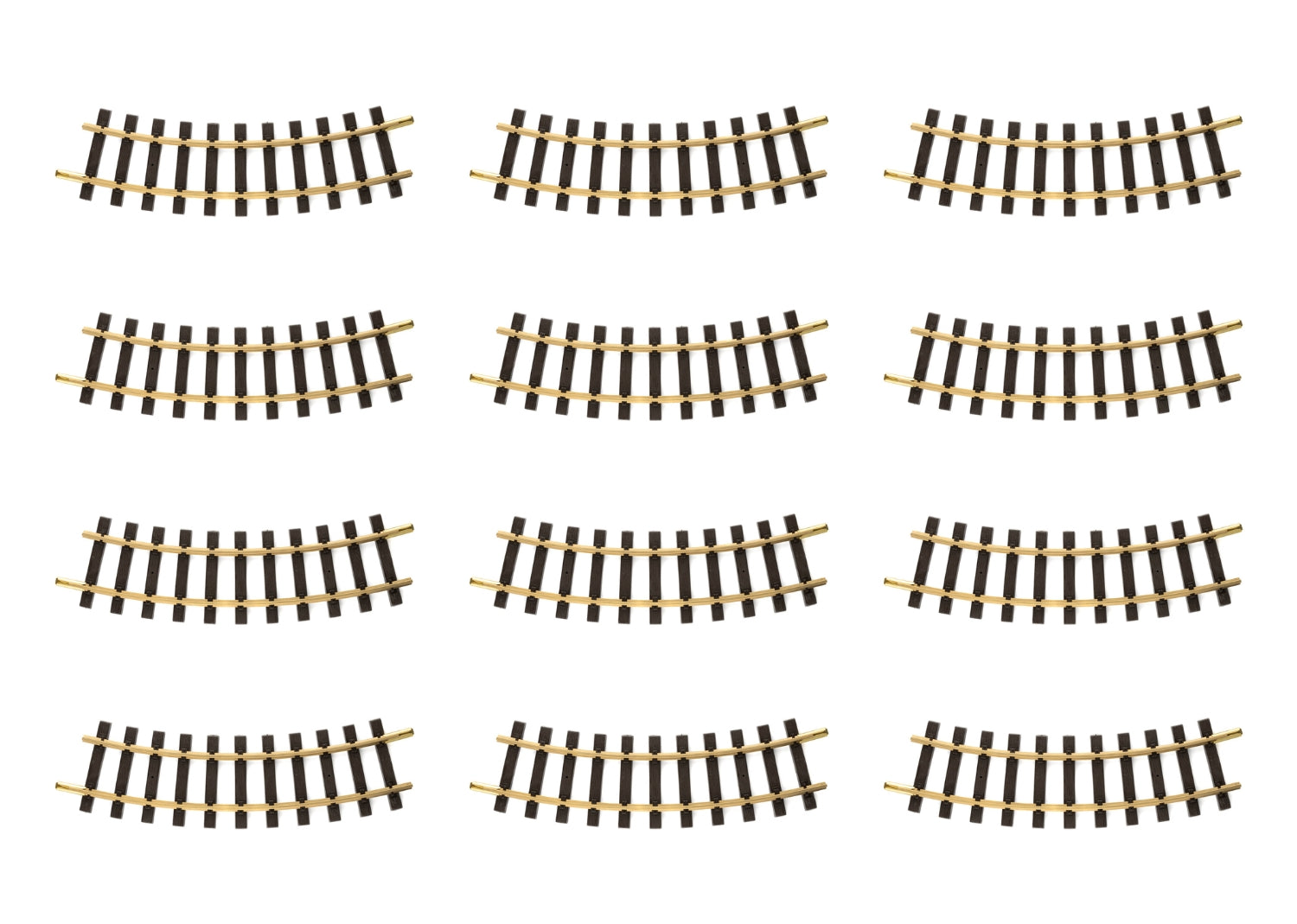 LGB 11000 Curved Track, R1, 30 Degree, Full Box, 12 PIECES – MKN Trains